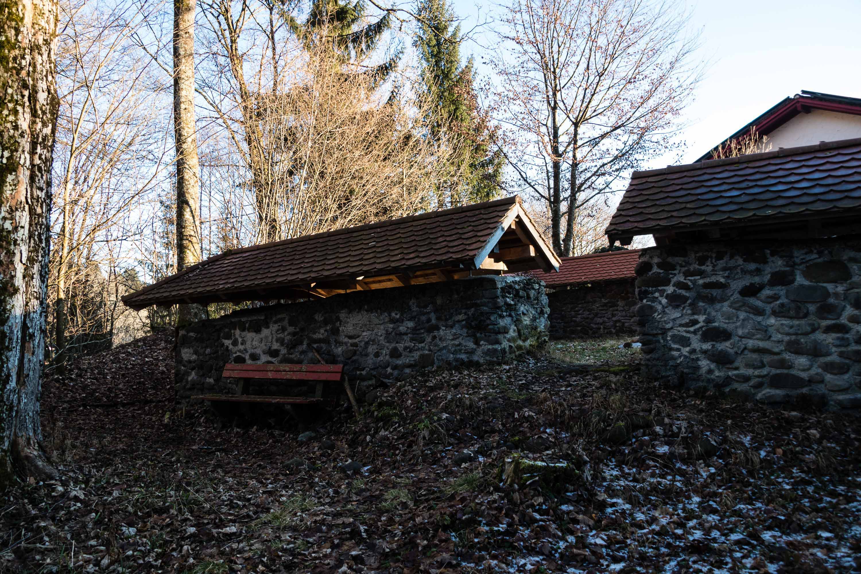 Burgus Ahegg - Kleinkastell in der Nähe von Kempten