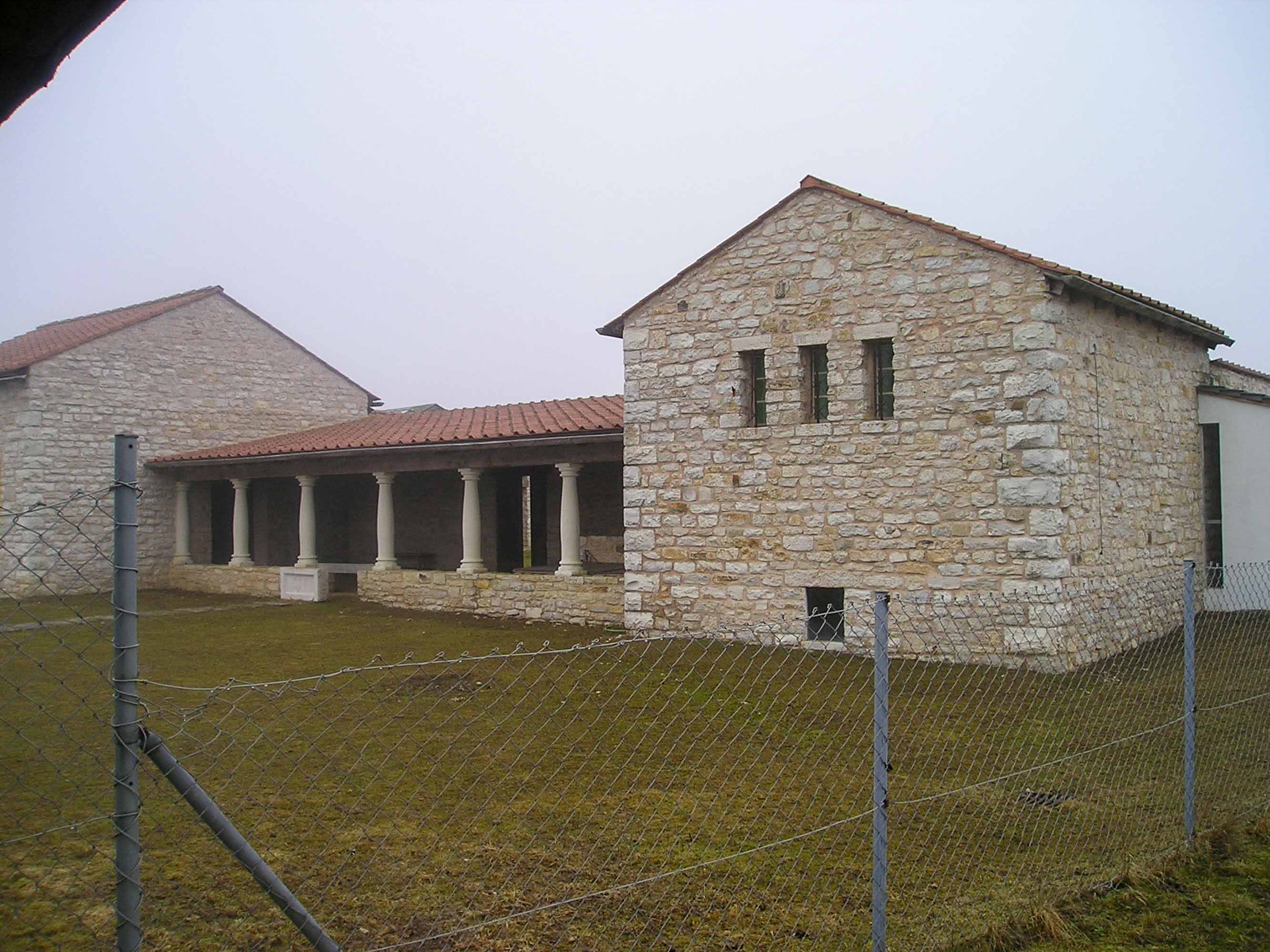 rekonstruierte römische Villa Rustica Möckenlohe